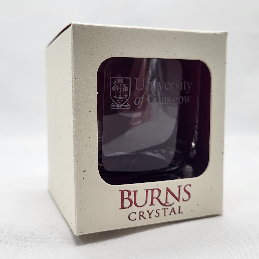 Full Crest Square Glass Single – University of Glasgow
