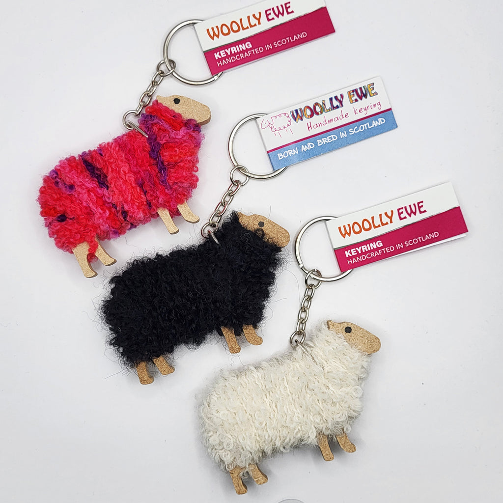 Woolly Ewe Keyring - White – University of Glasgow
