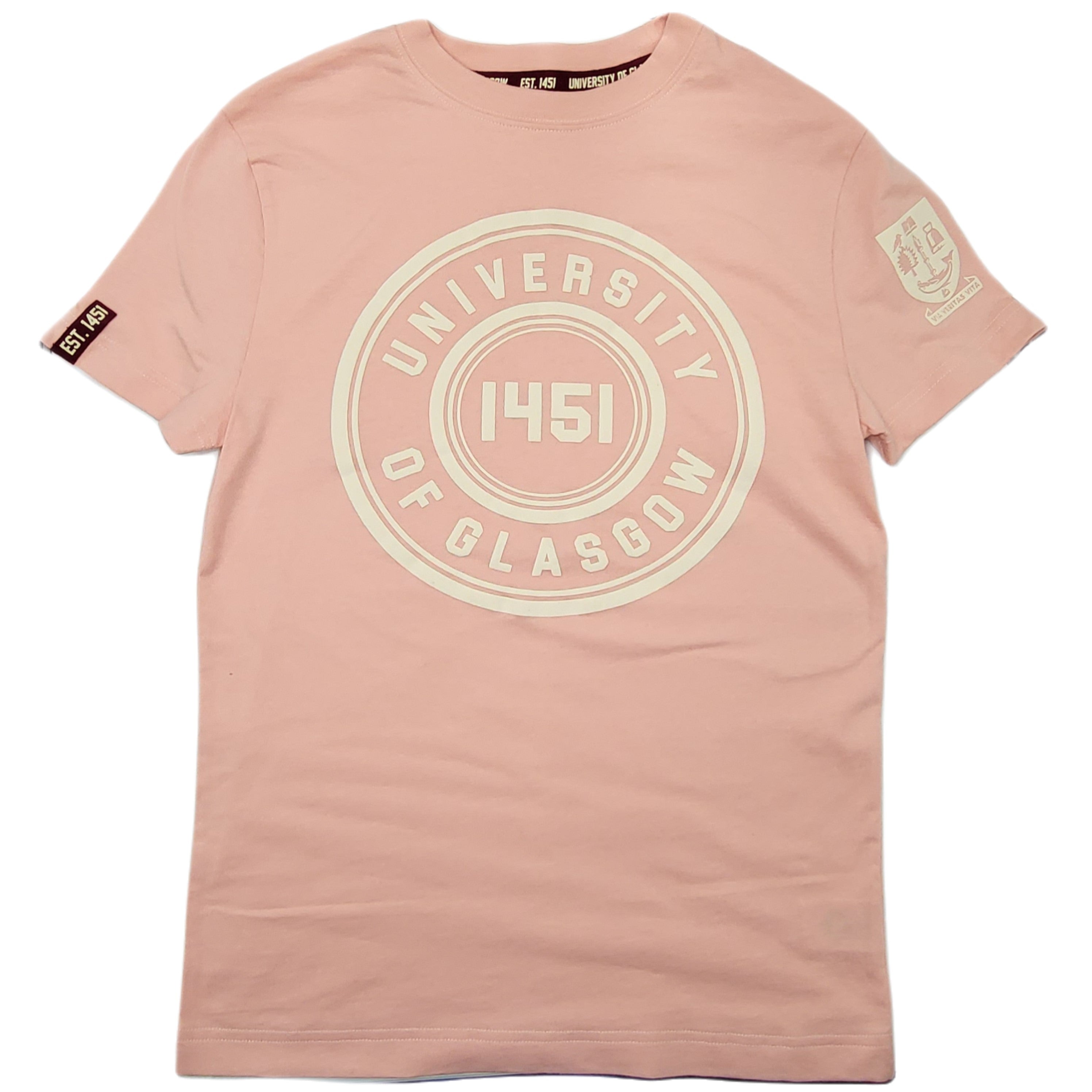 Organic Circle Tee - Salmon – University of Glasgow